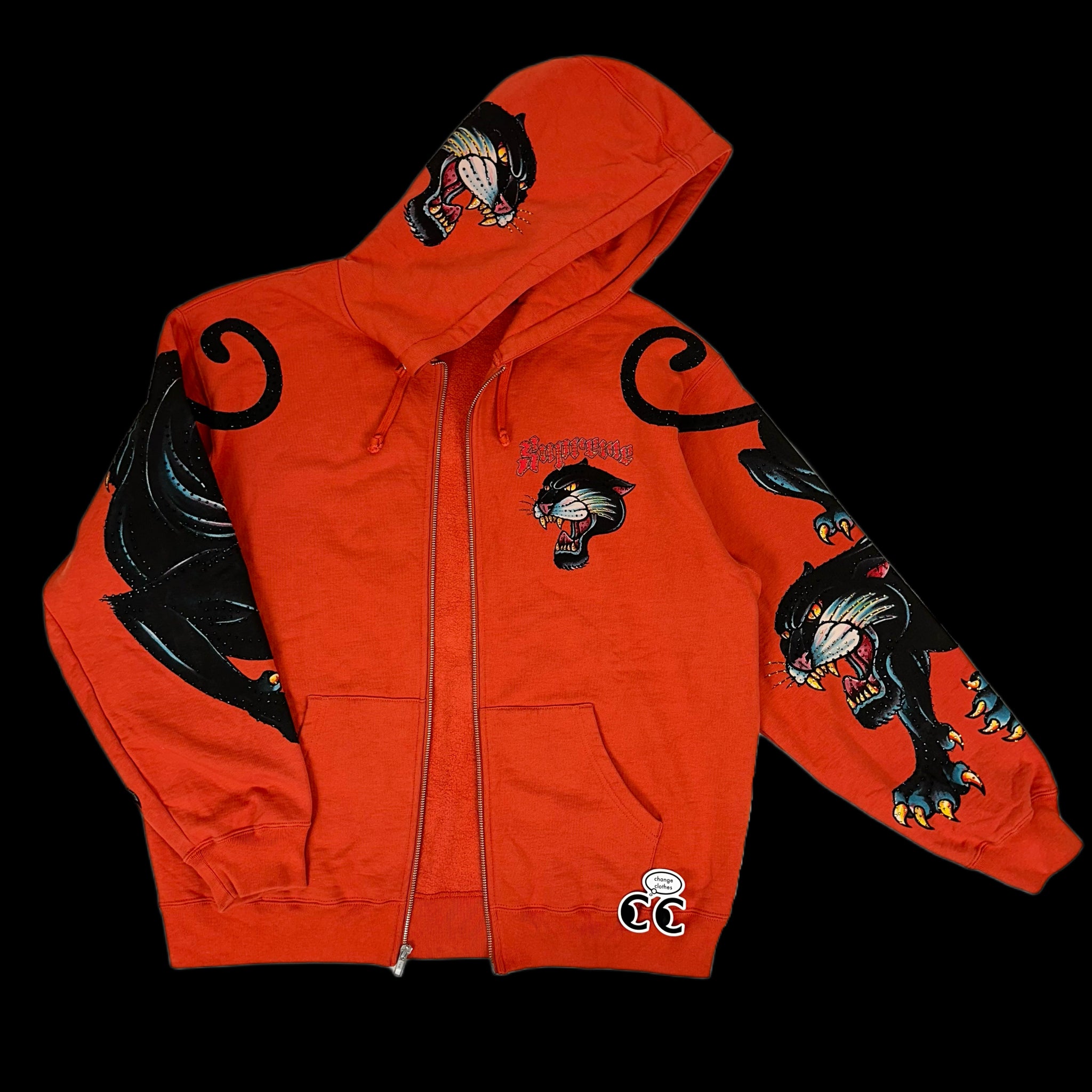 2021 supreme panther zip up hoodie – change clothes 2021 supreme panther zip up hoodie – change clothes